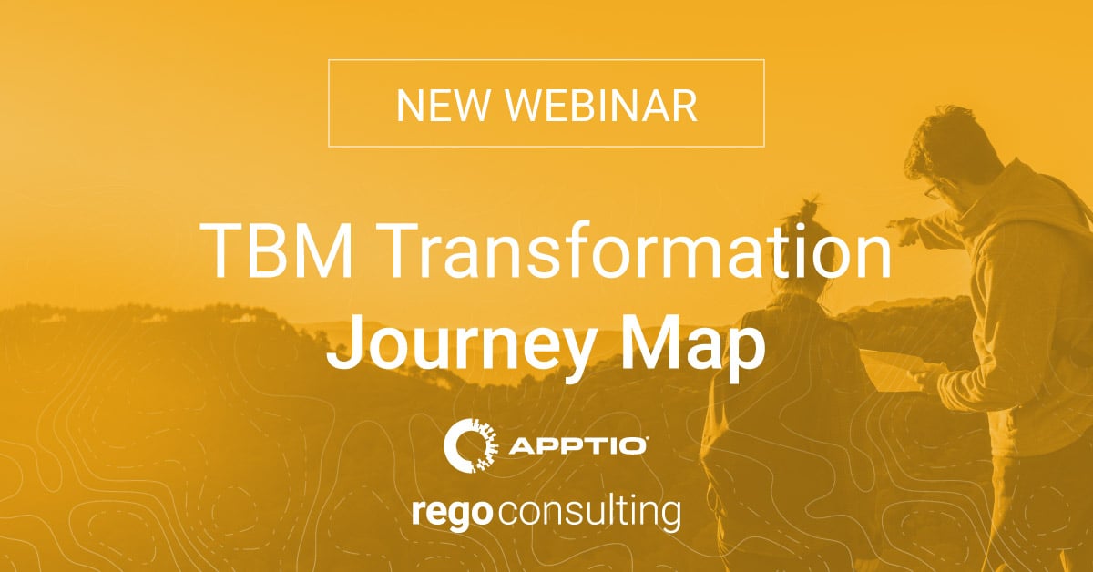 Apptio Webinar - TBM Transformation Journey Map