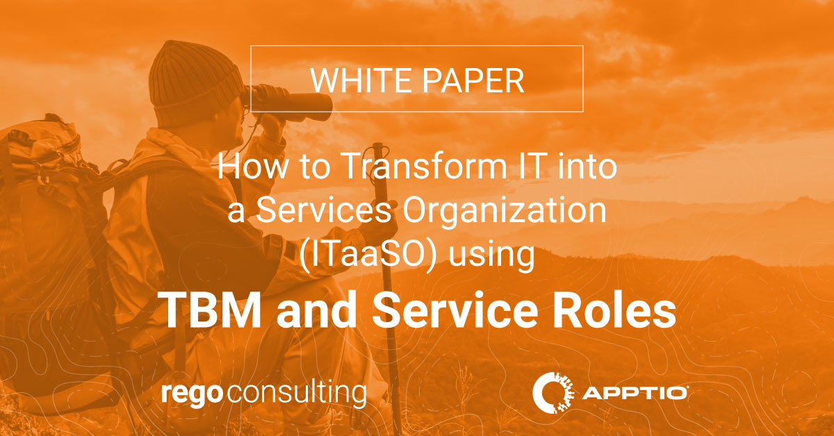 How to Transform IT into a Services Organization using TBM and Service ...